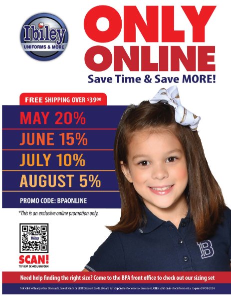BridgePrep Academy's 2024-2025 school uniforms can now be purchased at ...